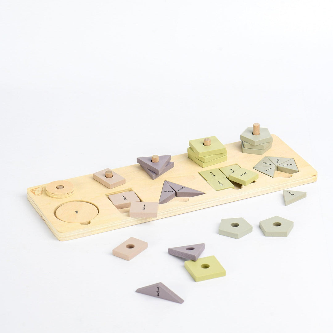 Wooden Geometric Shape Puzzle | Montessori Educational Teaching AIDS ...