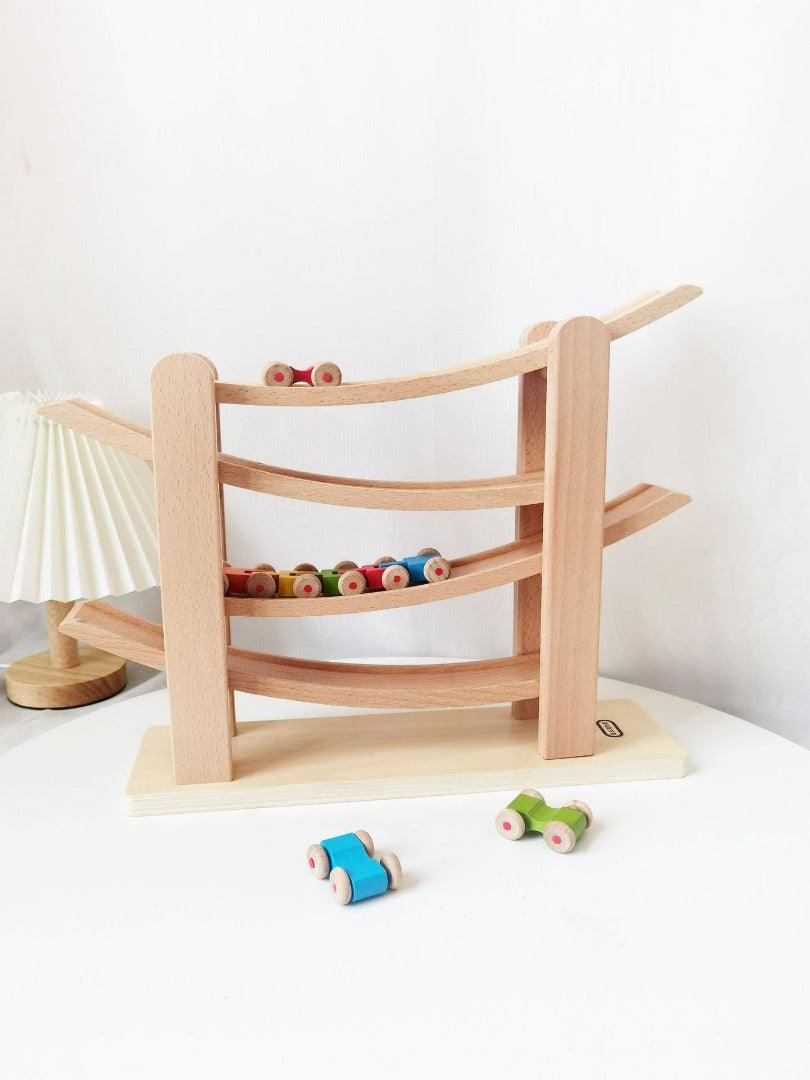 Wooden Car Ramp Racer | Montessori – Melli's Kids