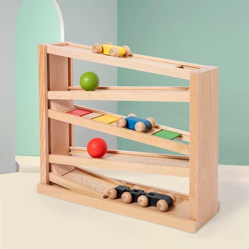 Wooden Car Ramp Racer | Montessori – Melli's Kids